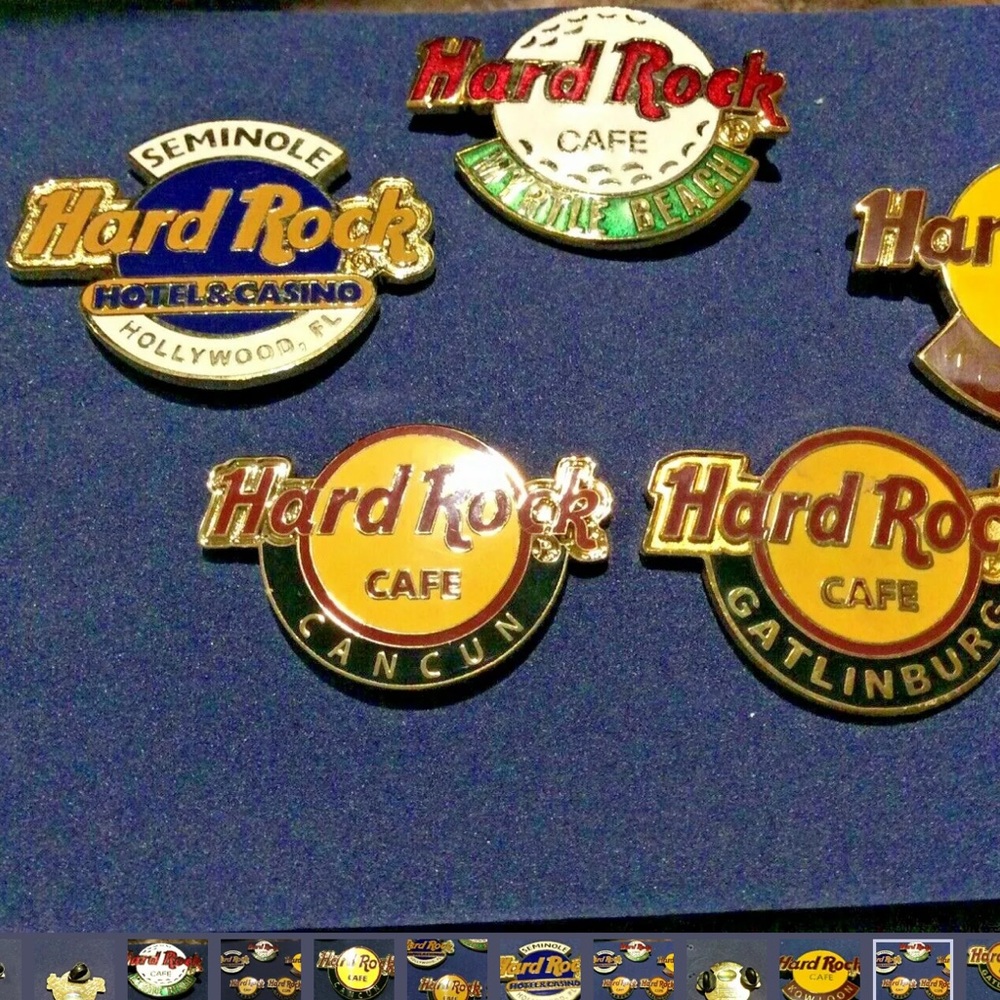 Hard Rock Pin Logo Seminole Hollywood Fl - Gem